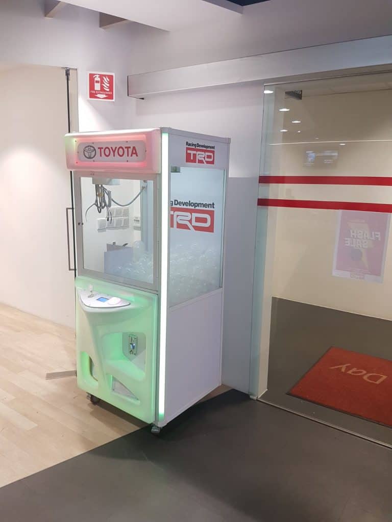 Customised Branding on Toy Catcher Machine | Carnival World