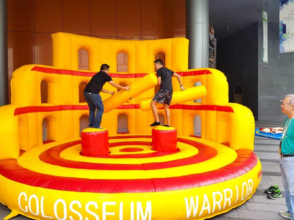 Colosseum Warrior Inflatable Game | Carnival World