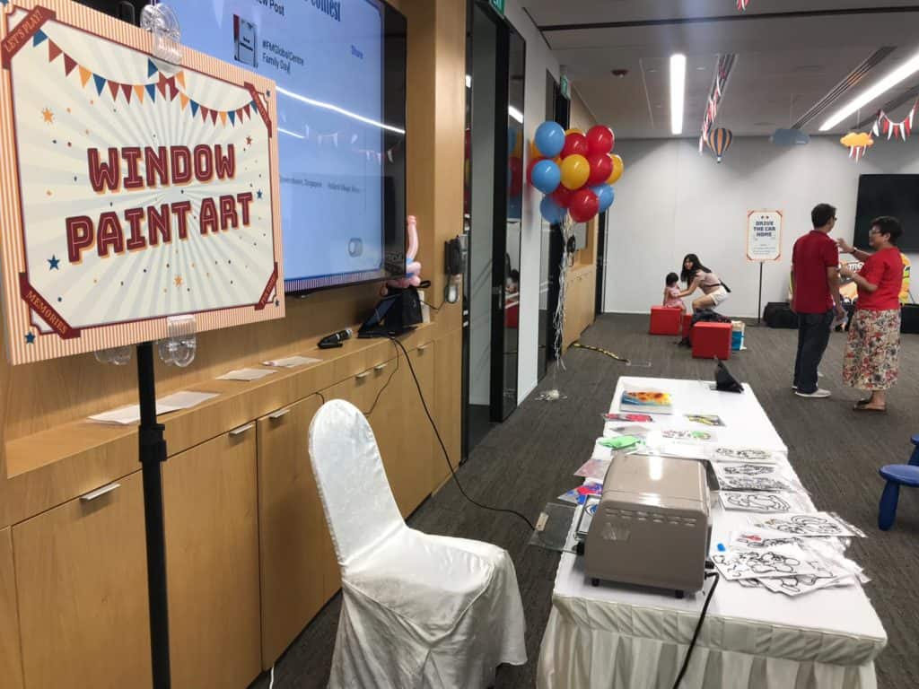 Window Paint Art Actvitiy Singapore | Carnival World