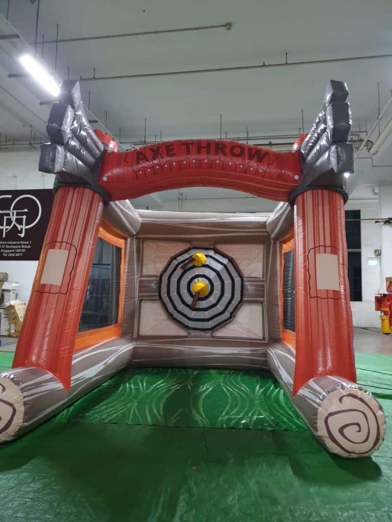 Inflatable Axe Throw for Rent | Carnival World
