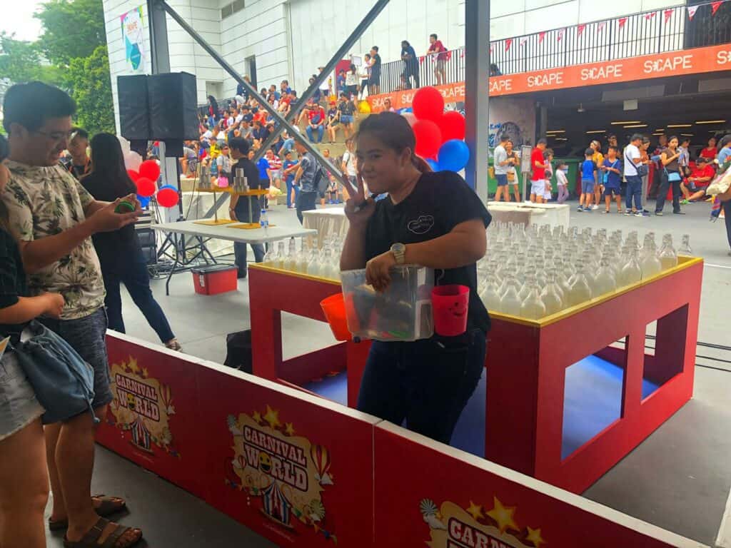 Bottle Ring Toss Fun Fair Game Booth For Family Days | Carnival World