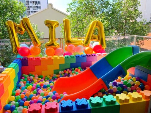 Rainbow-Lego-Ball-Pit-Rental | Carnival World